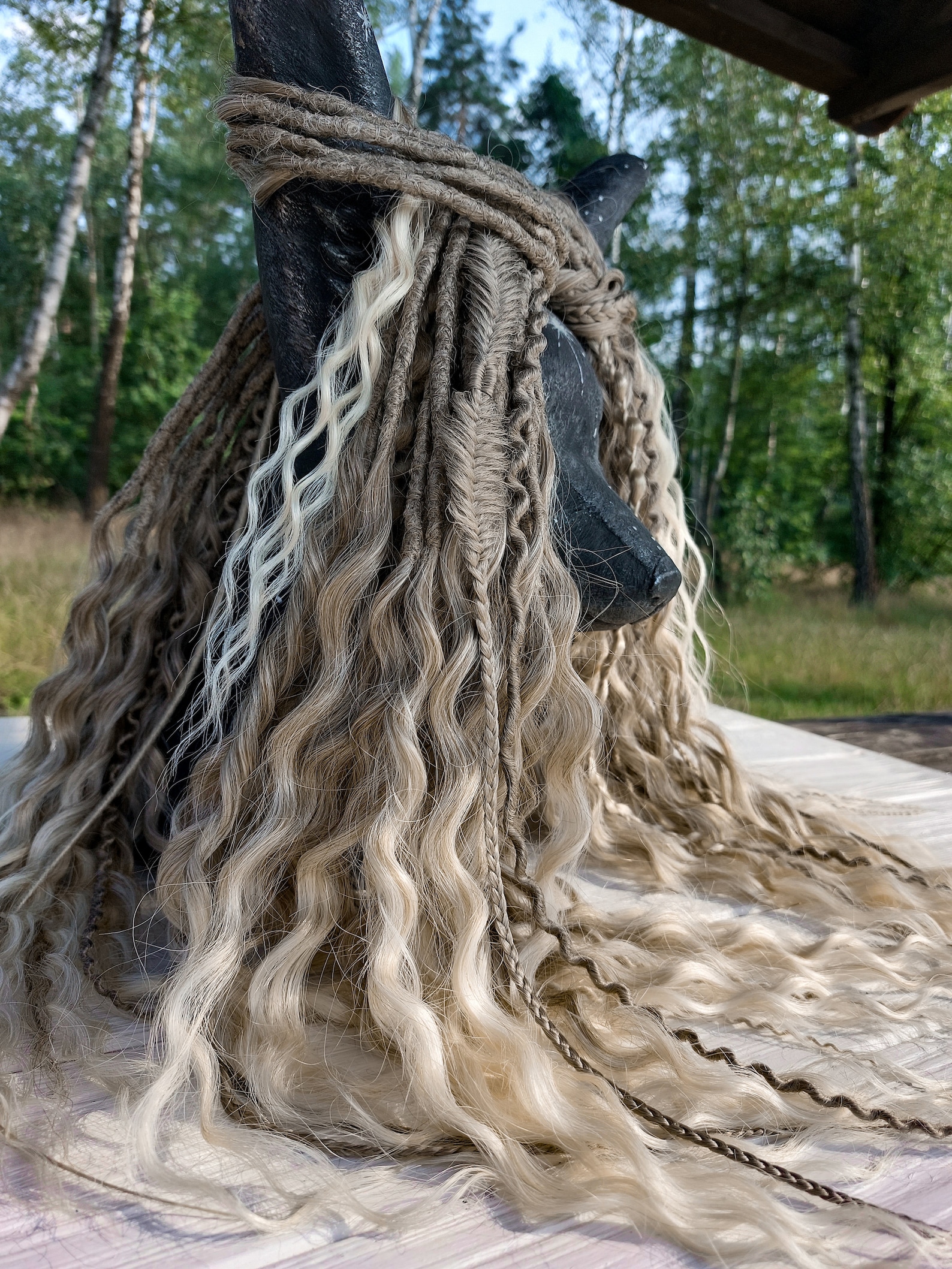 Curly Dreads Crochet Double Ended Dreads Extensions Blonde - Etsy