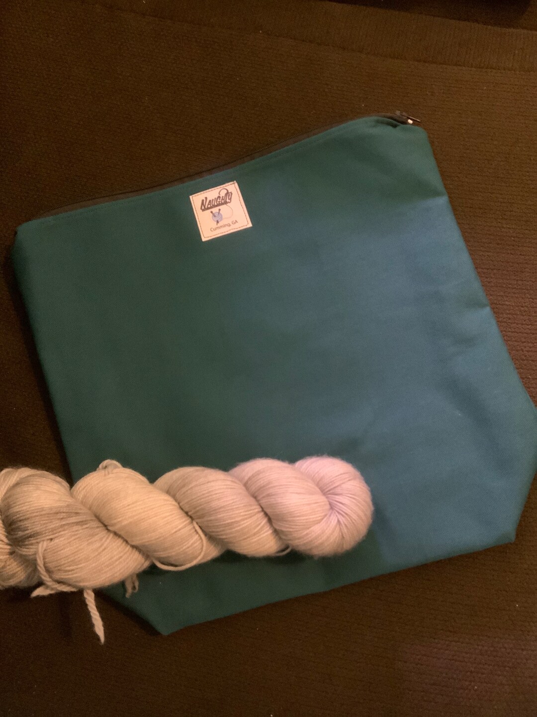 Medium Extra Fuzzy Ball Sack Zippered Sack Festive Green Merry Fcking ...