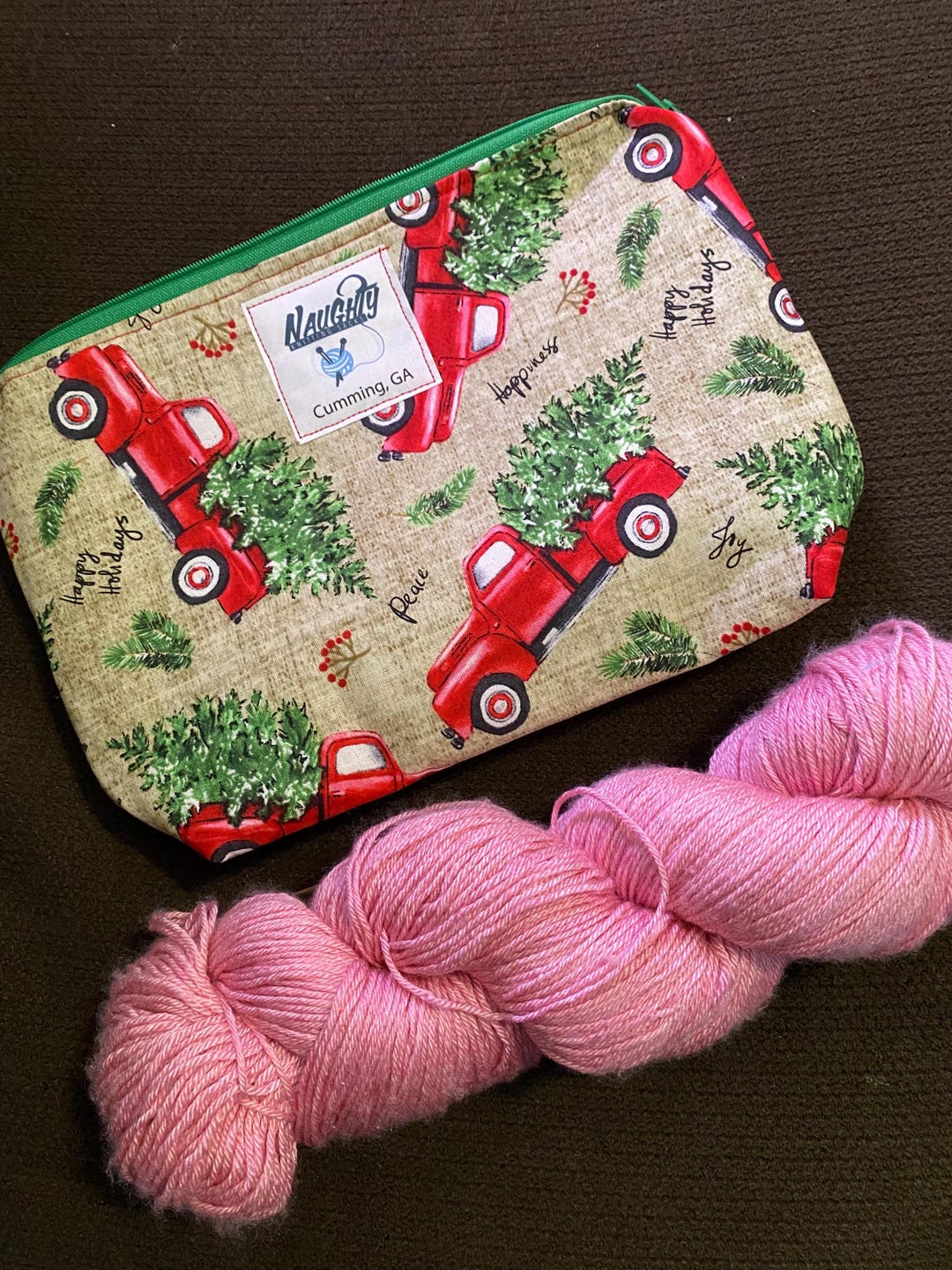 Small Fuzzy Ball Sack Red Truck Sweary Bah Humbug - Etsy