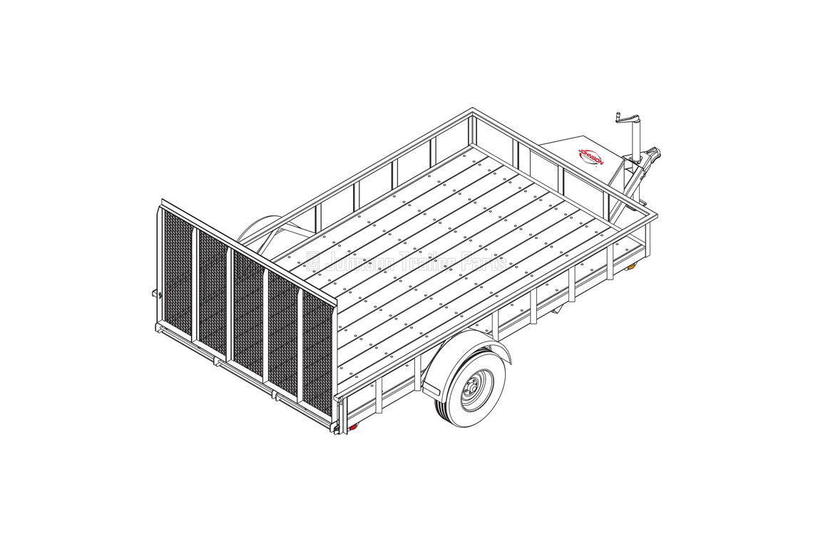 6 10 X 12 Utility Trailer Plans 5200 Lb Capacity - Etsy Canada