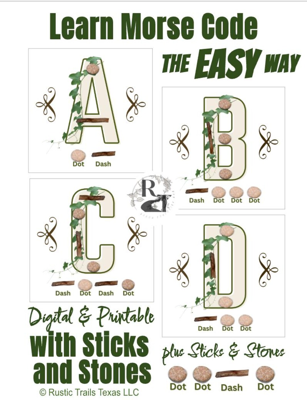 Learn Morse Code the EASY Way - Drag and Drop Digital & Printable ...