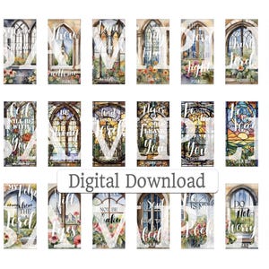 Window Scenes Bible Verses Digital Domino Designs Pendants - Download ...