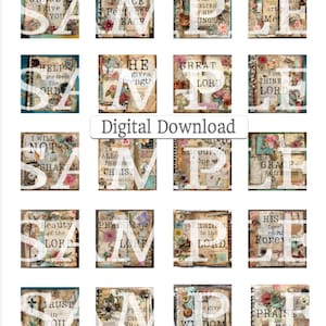 32 Bible Verse Square Designs Pendants - Download Print 6 Sizes 300 and ...