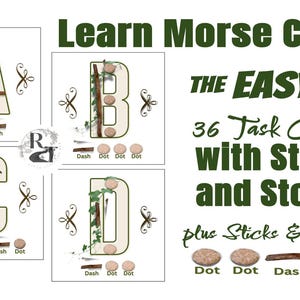Learn Morse Code the EASY Way - Drag and Drop Digital & Printable ...