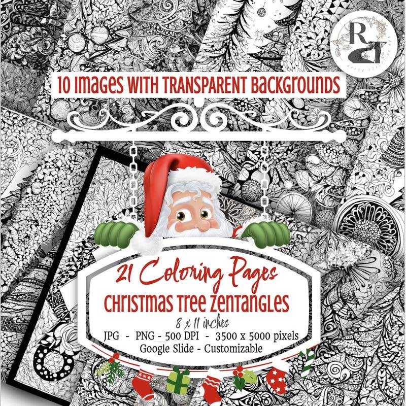 Zentangle Christmas - Etsy