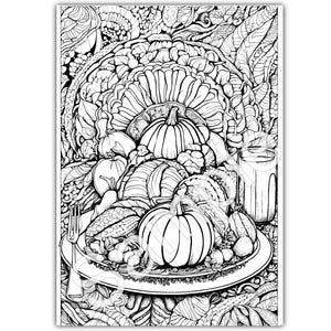 21 Fall Zentangle Designs Coloring Pages 8x11in 500 DPI PNG, Unlimited ...