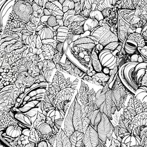 21 Fall Zentangle Designs Coloring Pages 8x11in 500 DPI PNG, Unlimited ...