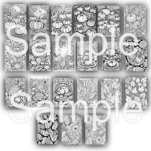 21 Fall Zentangle Designs Coloring Pages 8x11in 500 DPI PNG, Unlimited ...