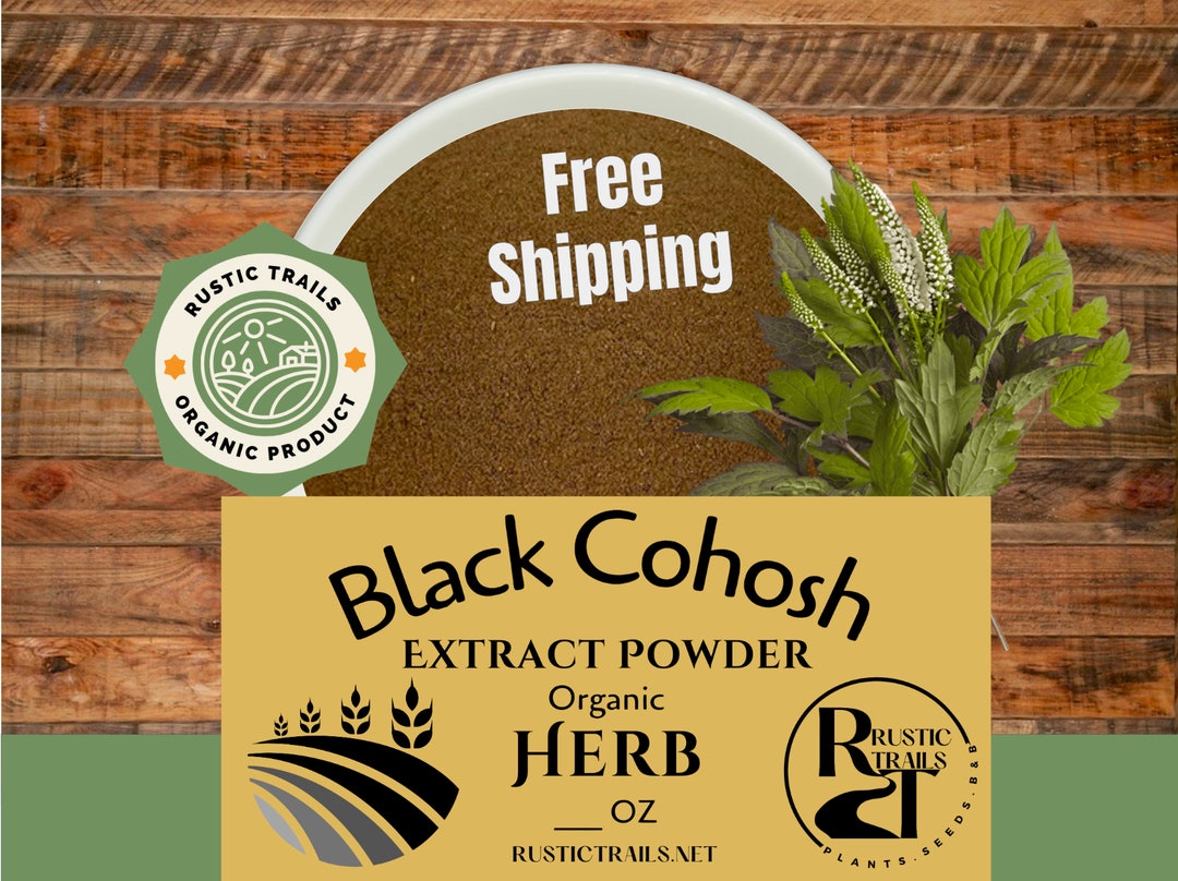 Organic Black Cohosh, Actaea Racemosa, Extract Powder - FREE Shipping ...