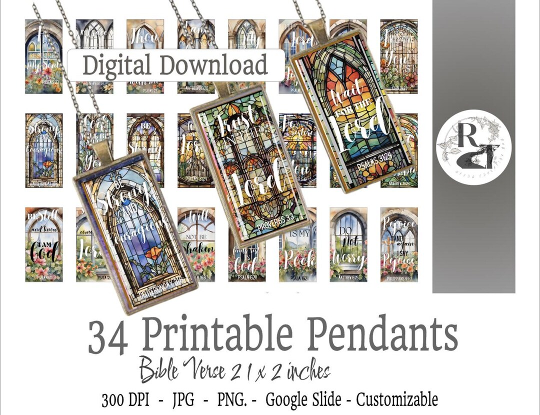 Window Scenes Bible Verses Digital Domino Designs Pendants - Download ...