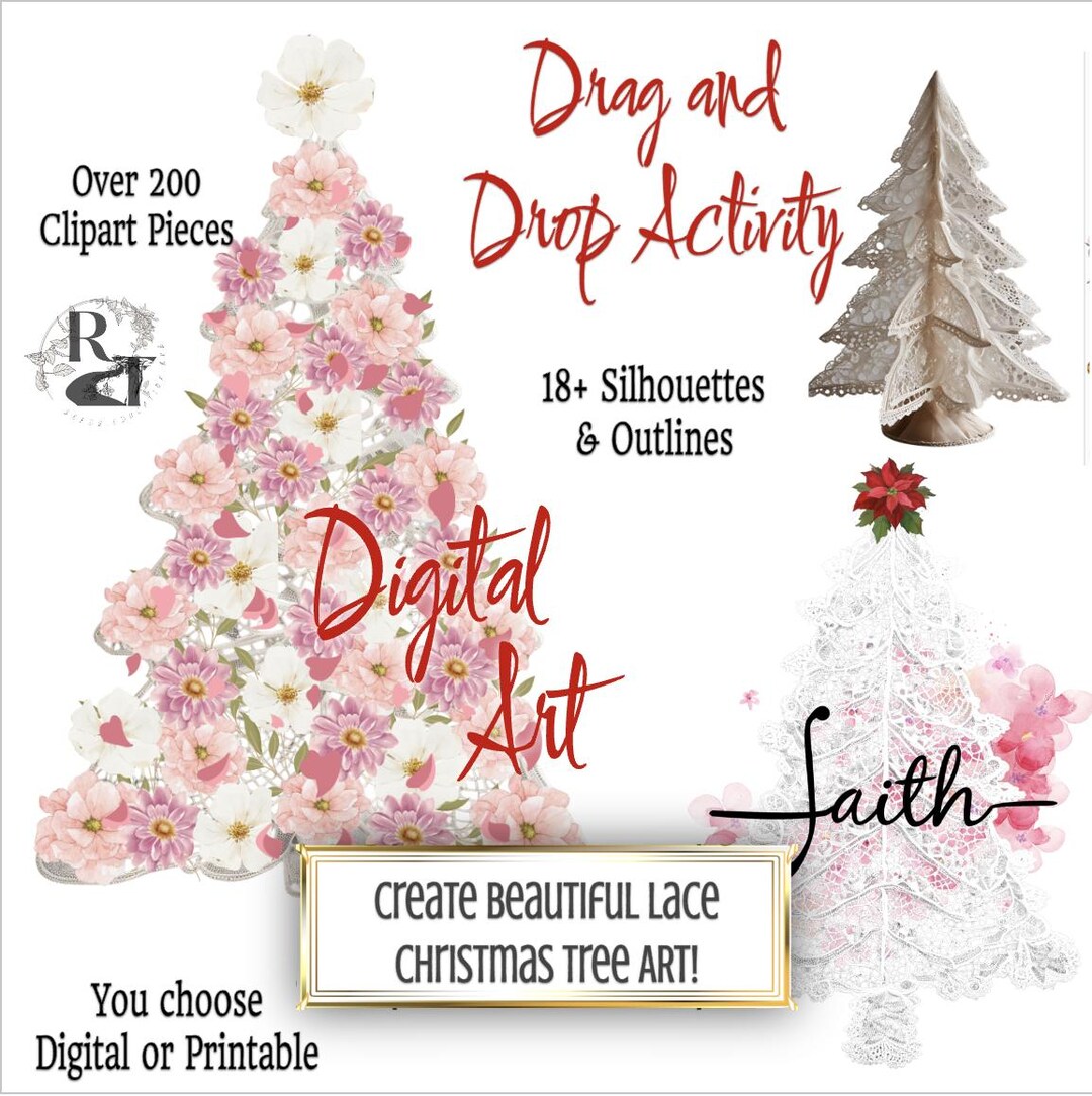 Create Fun DIY Lace Christmas Tree Google Slide Activity Drag & Drop ...