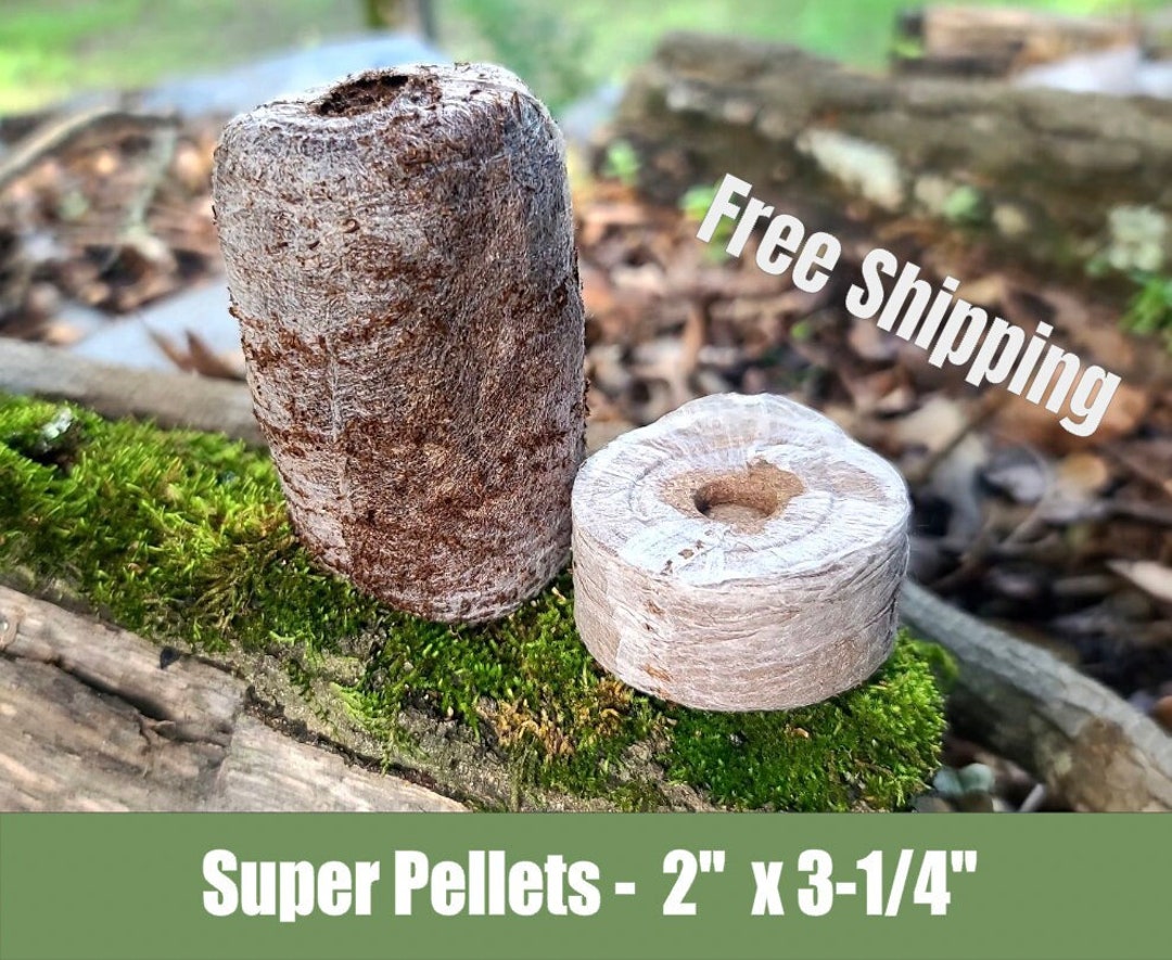 Biodegradable Grow Bag - Super Pellets Expand to 2" Wide (50 Mm) X 3-1/ ...