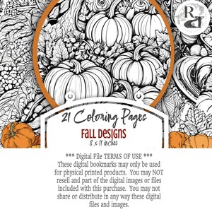 21 Fall Zentangle Designs Coloring Pages 8x11in 500 DPI PNG, Unlimited ...