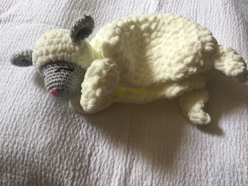 Super Soft Snuggly Lamb and Pig Baby Comforter - Etsy