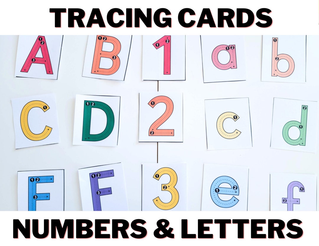 Toddler Alphabet Tracing Letters Numbers - Pre-writing - Lettering ...