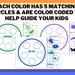 Toddler Learning Pack Matching Activity - Five Senses, Numbers, Colors ...