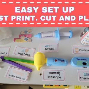 Toddler Doctors Office Dramatic Play - Pretend Play - Learning ...