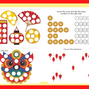 Lunar New Year Activities - Learning - Counting Shapes - Chinese New ...