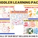 Toddler Learning Pack Matching Activity Five Senses, Numbers, Colors ...