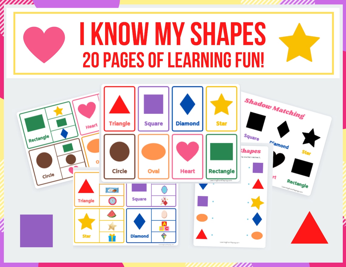 Toddler Learning Activities 100 Pages Counting, Shapes, Fruits & More ...