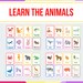 Toddler Animal Activities Toddler Busy Book Toddler Printable Binder ...