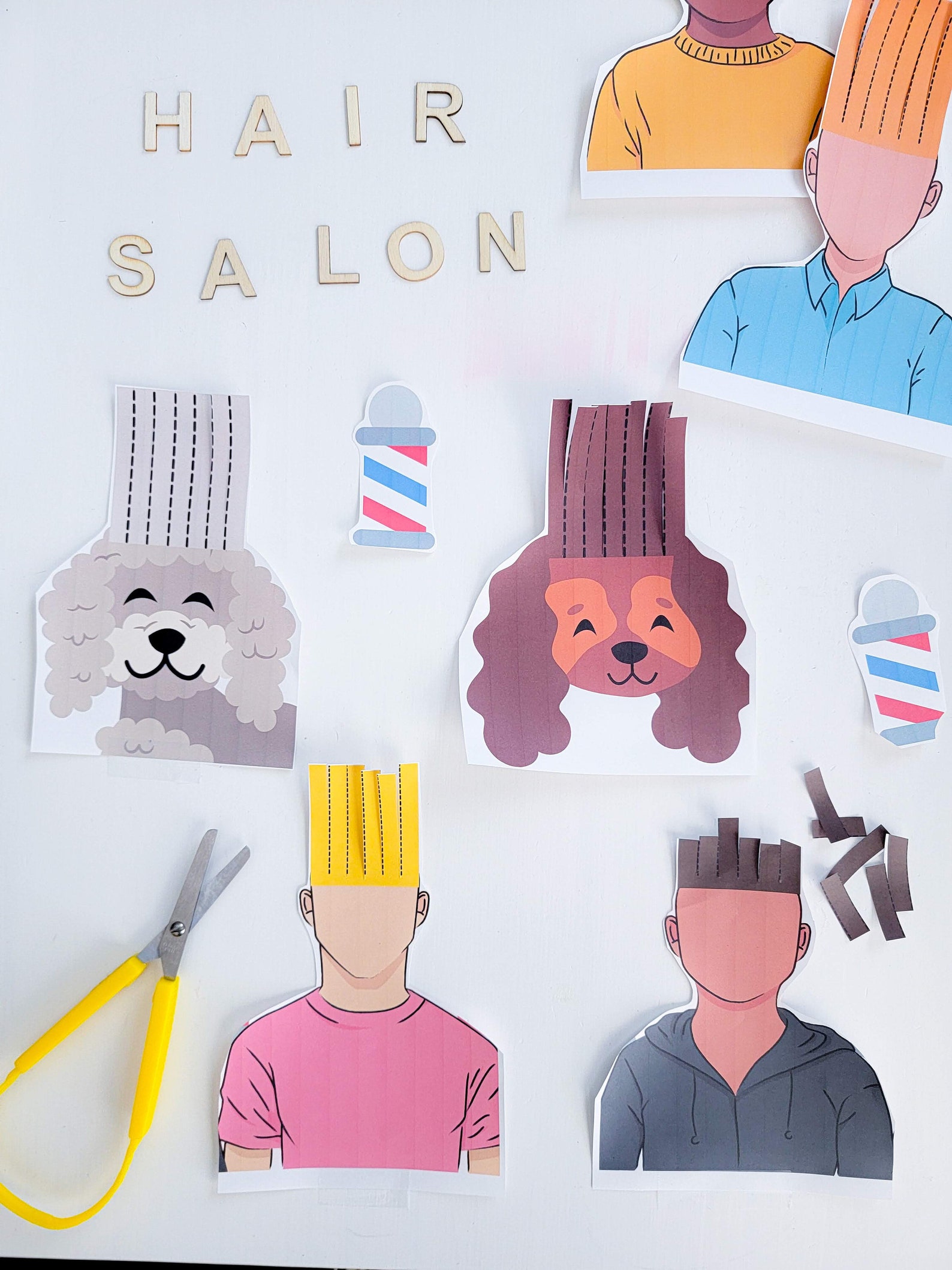 Toddler Scissor Practice Activities - Learning - Haircut - Cutting ...