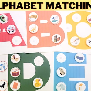 Toddler Learning Pack Matching Activity - Five Senses, Numbers, Colors ...