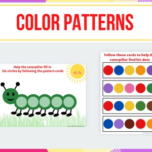 Toddler Color Activities - Toddler Busy Book - Toddler Printable Binder ...