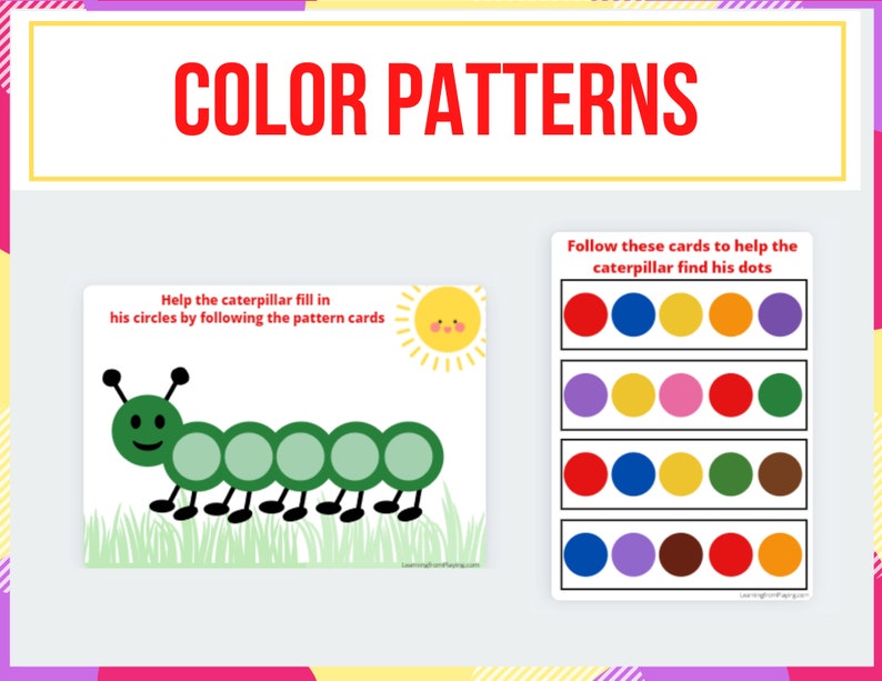 Toddler Color Activities Toddler Busy Book Toddler - Etsy