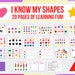 Toddler Learning Shapes Activities Toddler Busy Book Toddler Printable ...