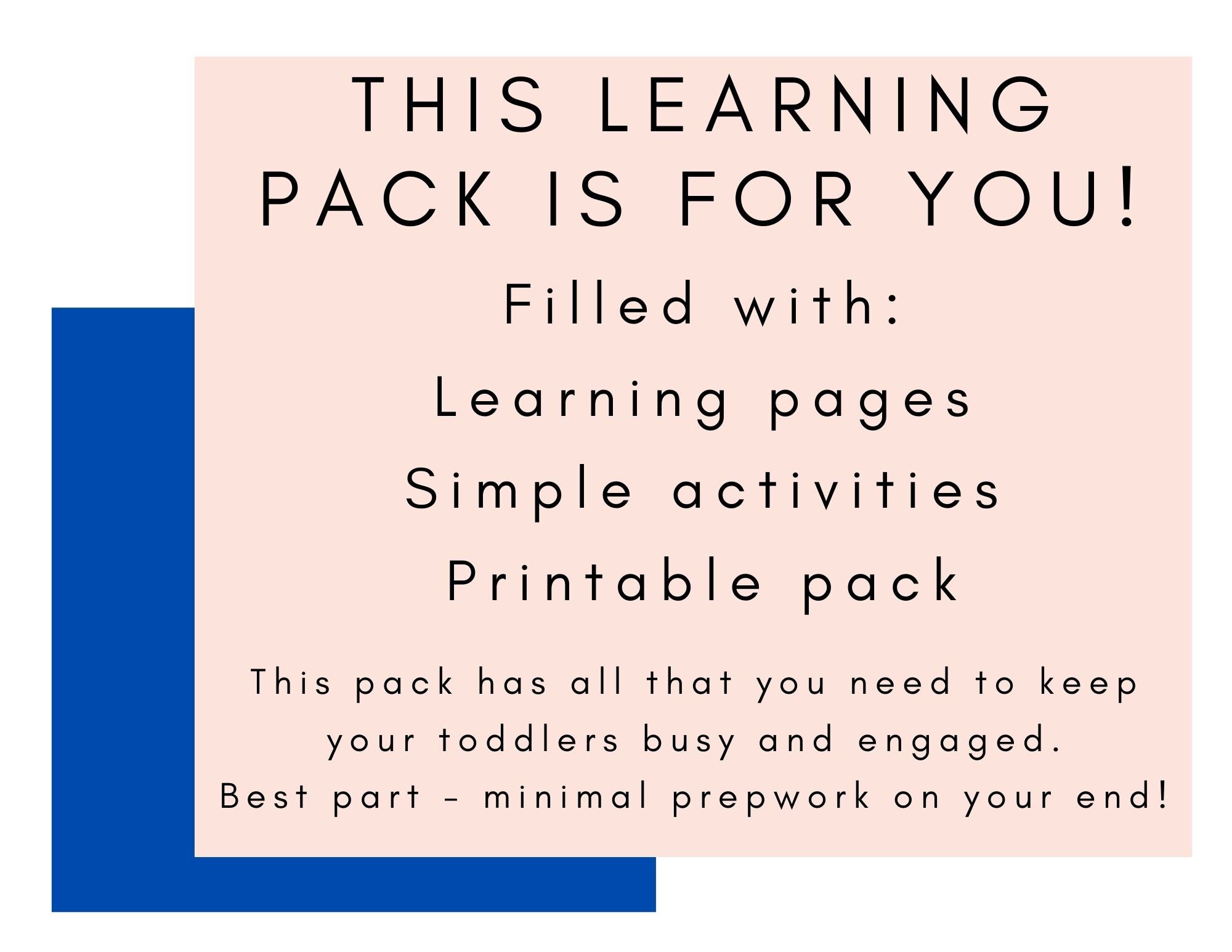 Preschool Toddler Weather Learning Pack Busy Book Preschool Printable ...