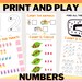 Toddler Number Activities - PRINT AND PLAY - Counting Learning - Busy ...