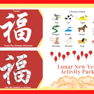 Lunar New Year Activities - Learning - Counting Shapes - Chinese New ...