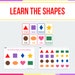 Toddler Learning Shapes Activities Toddler Busy Book Toddler Printable ...
