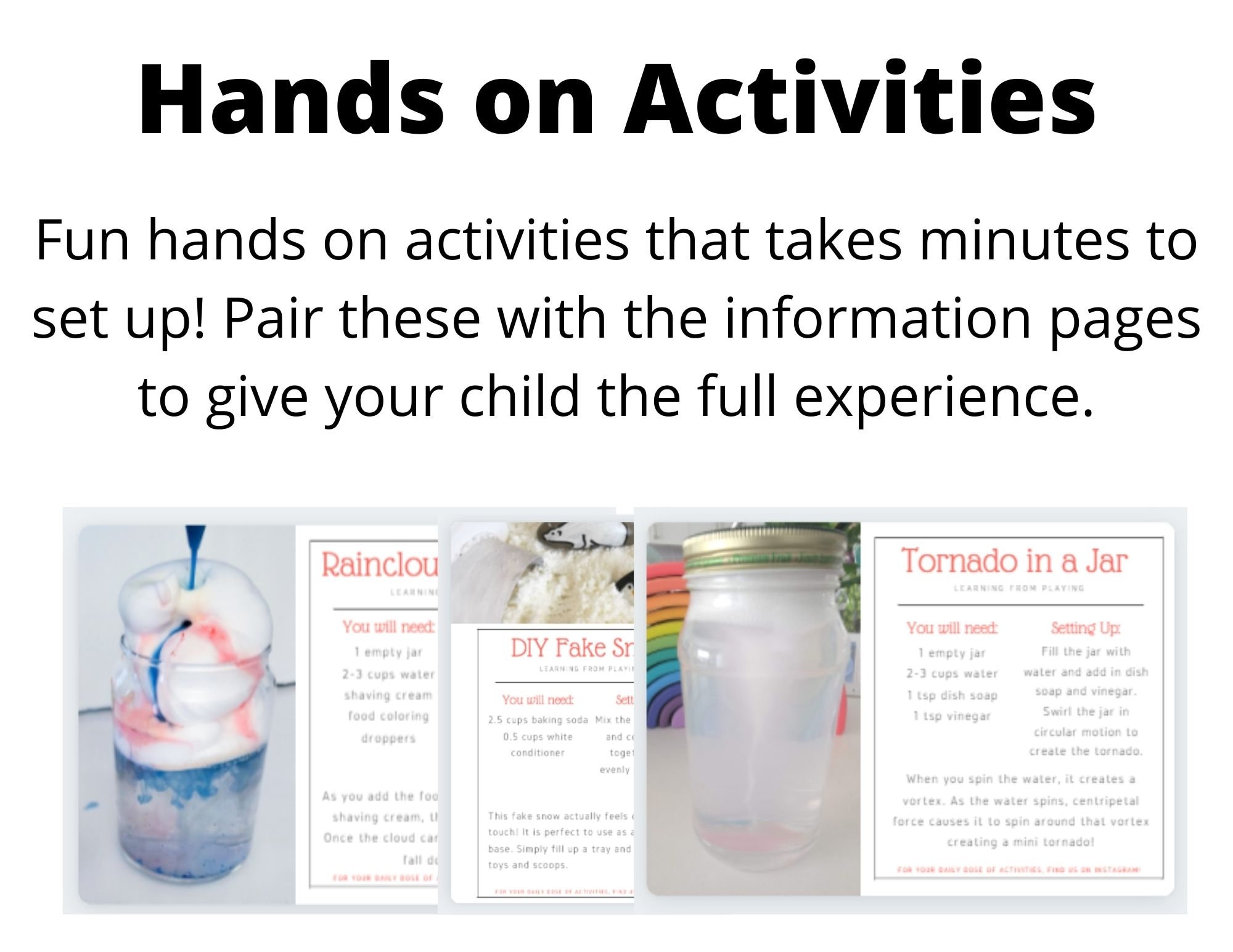 Preschool Toddler Weather Learning Pack Busy Book Preschool Printable ...