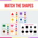 Toddler Learning Shapes Activities Toddler Busy Book Toddler Printable ...