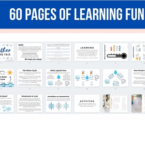 Preschool Toddler Weather Learning Pack - Busy Book - Preschool ...