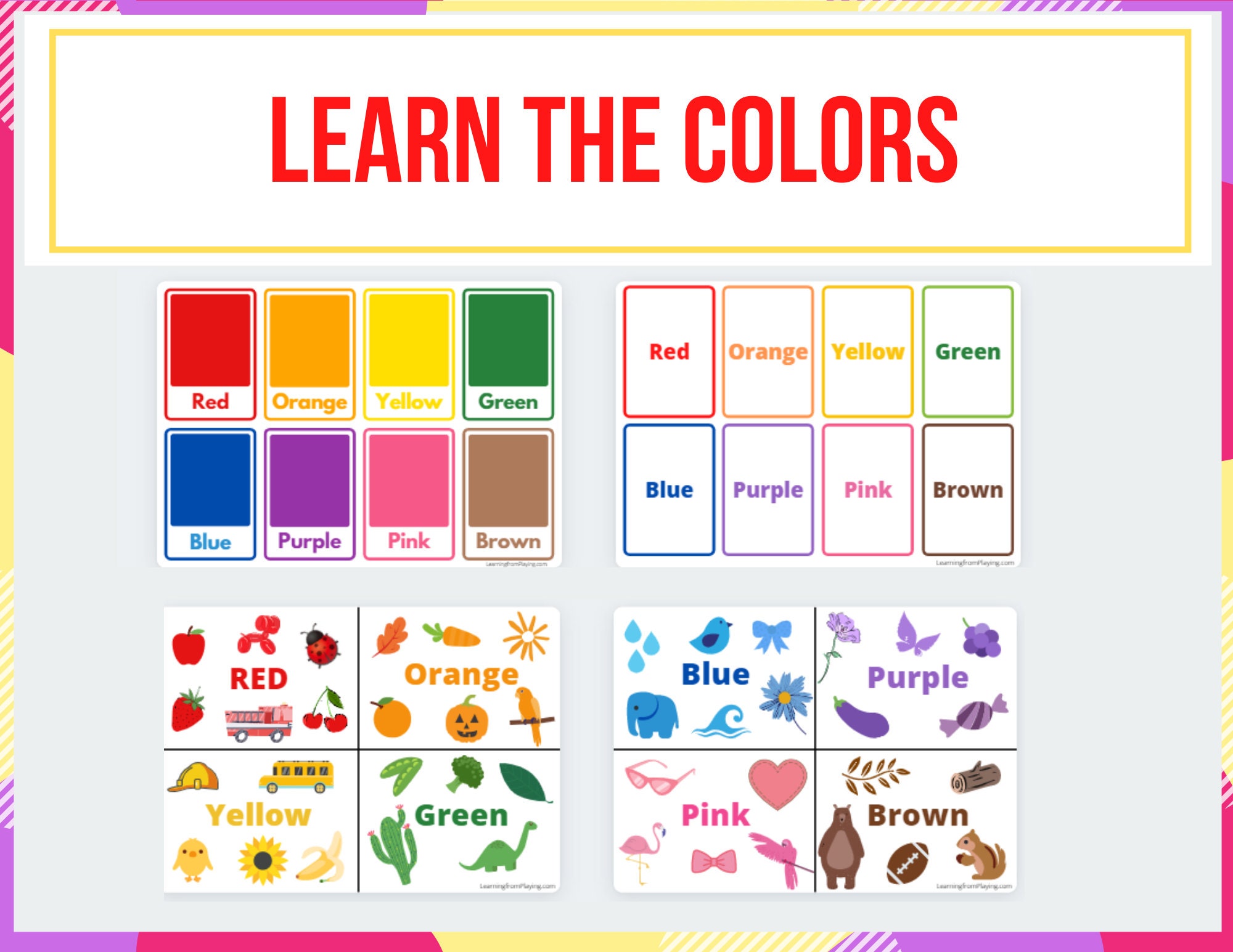 Toddler Color Activities Toddler Busy Book Toddler - Etsy