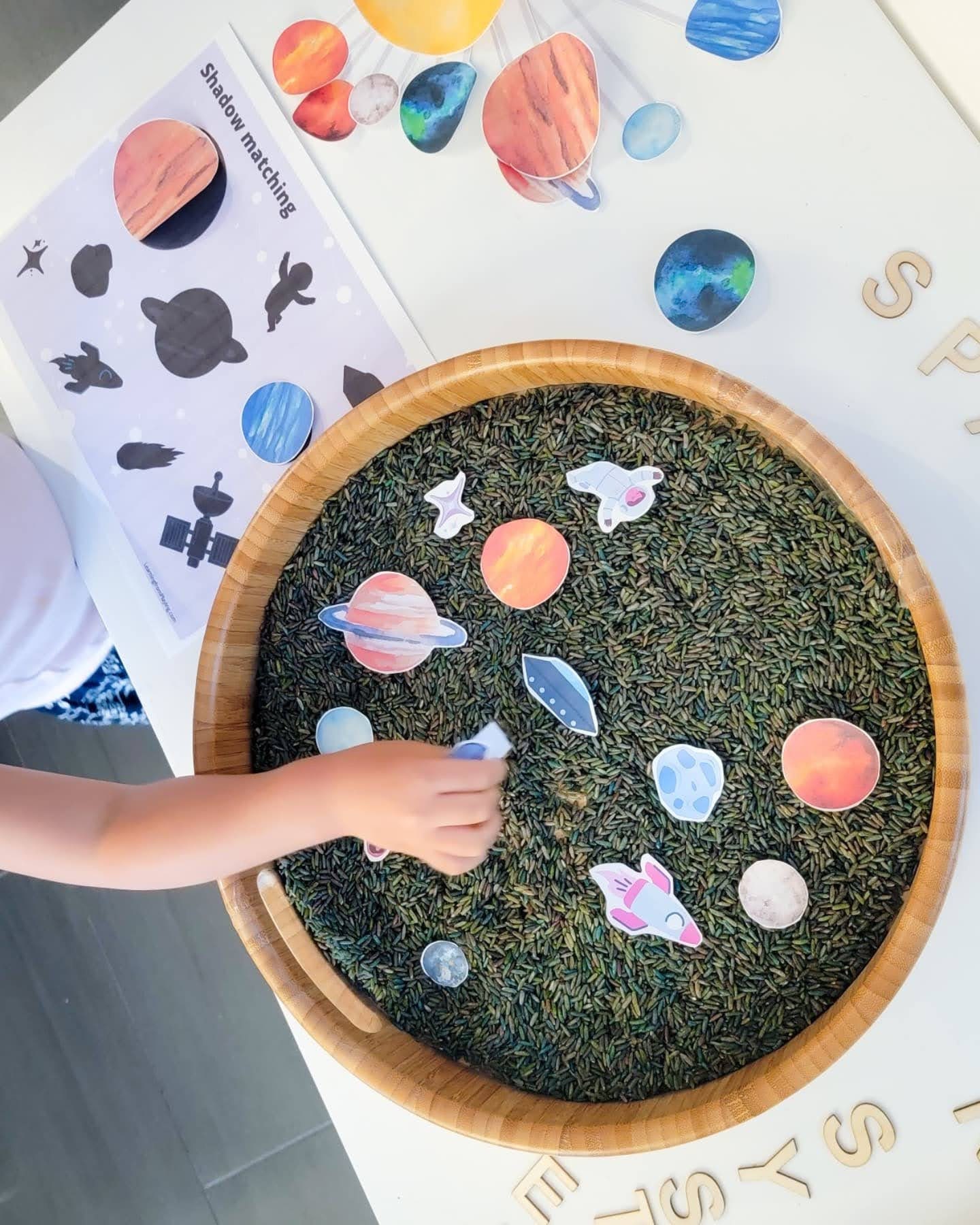 Toddler Solar System - Space - Counting Planets - Patterns - Shadow ...