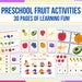 Preschool Toddler Fruit Activities - Busy Book - Preschool Printable ...