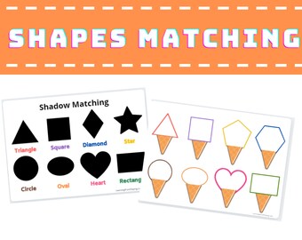 Busy Book Printable Worksheet, Preschool Matching Activities, Toddler ...