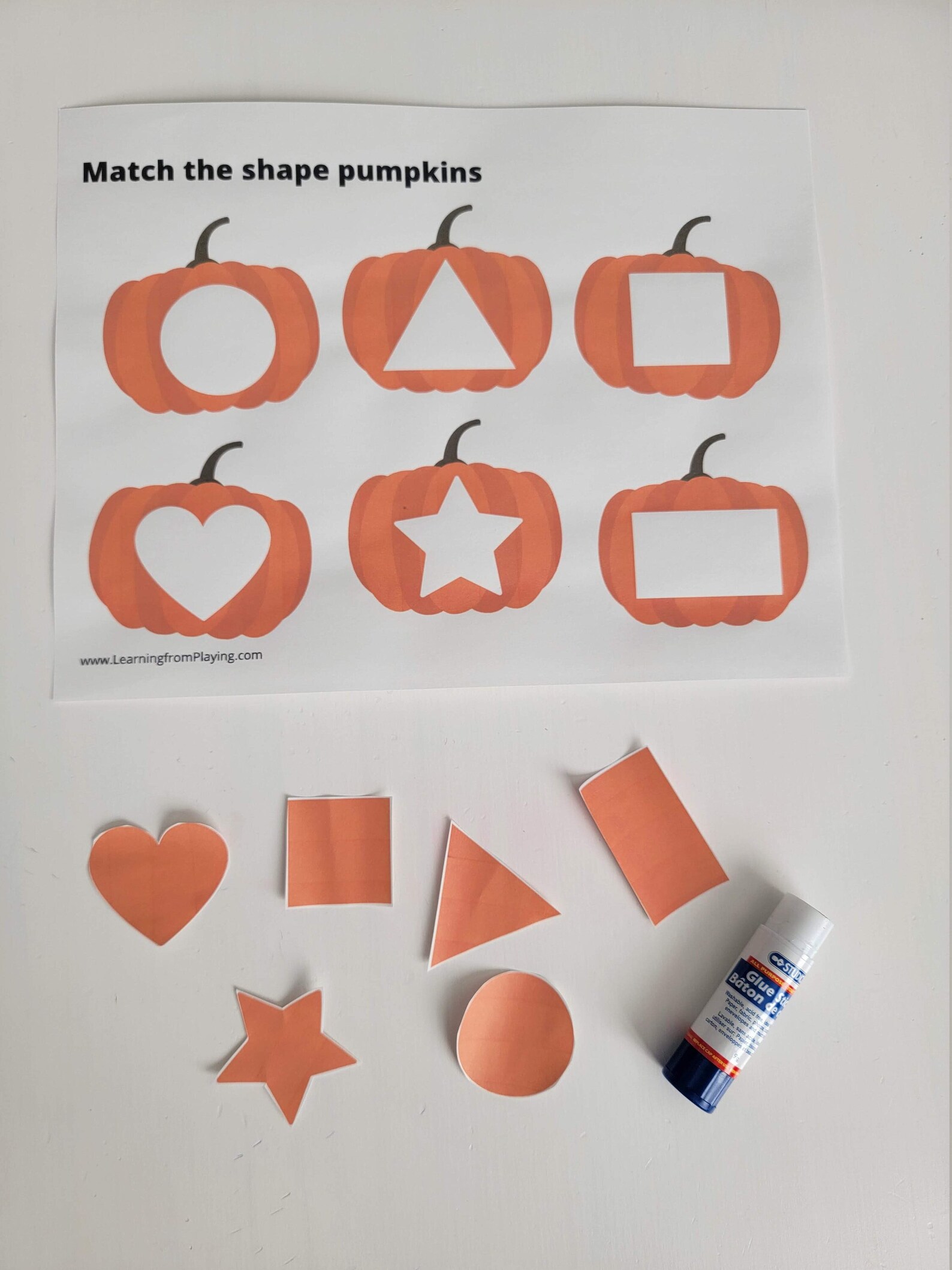 Toddler Pumpkin Activities - Counting - Alphabet - Numbers - Shadow ...