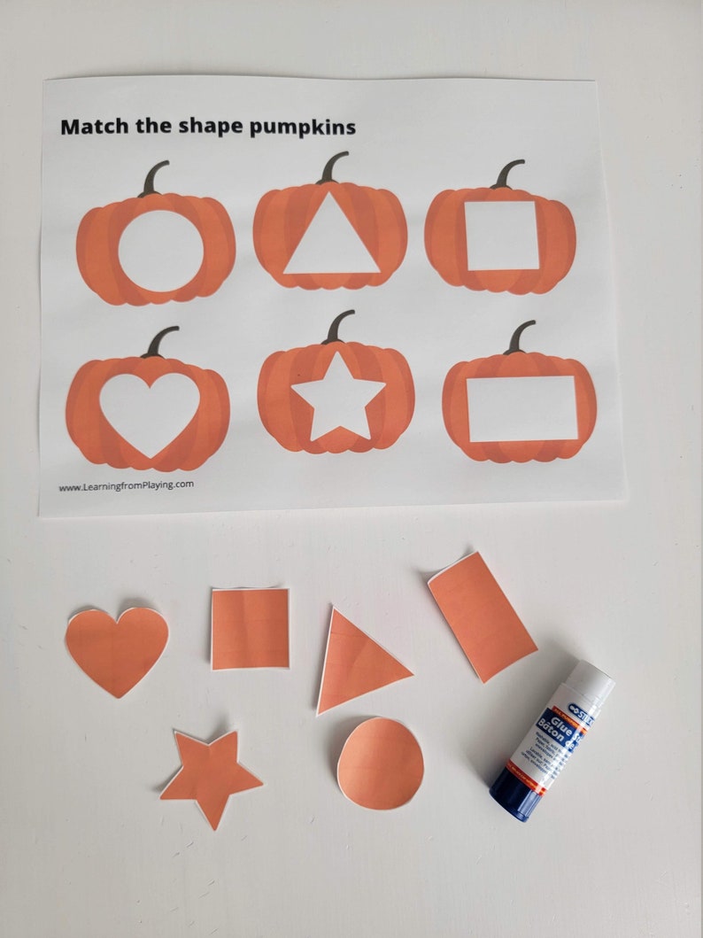 Toddler Pumpkin Activities - Counting - Alphabet - Numbers - Shadow ...