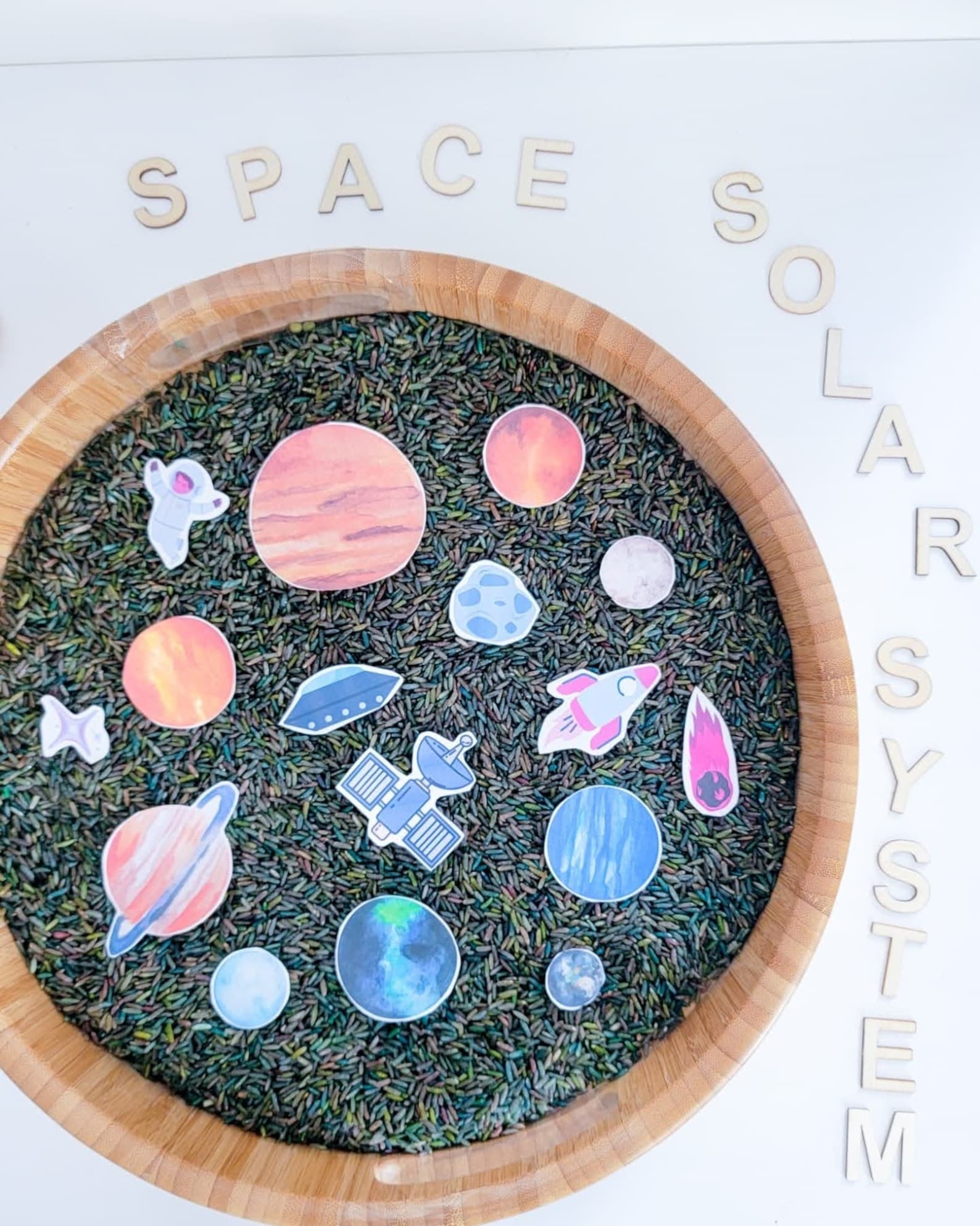 Toddler Solar System - Space - Counting Planets - Patterns - Shadow ...
