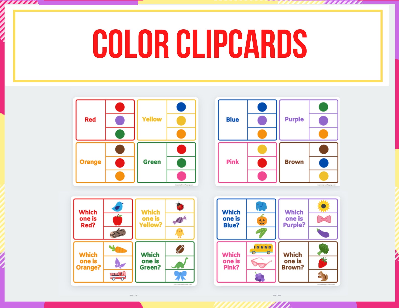 Toddler Color Activities Toddler Busy Book Toddler - Etsy