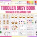 Toddler Learning Activities 100 Pages Counting, Shapes, Fruits & More ...