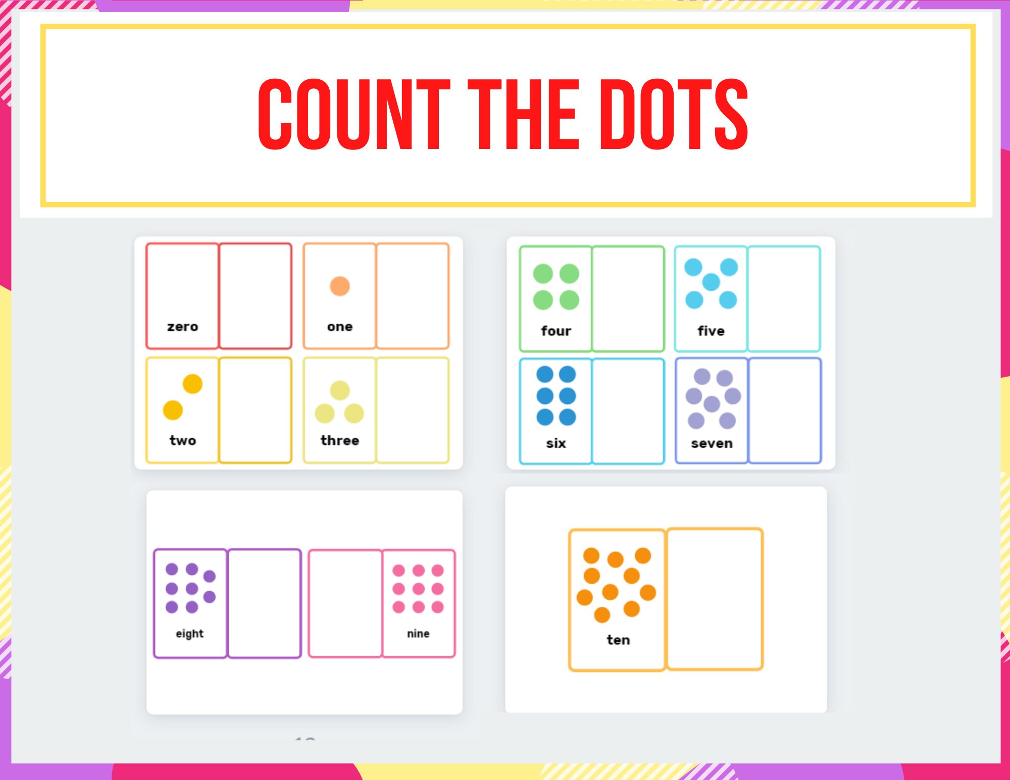 Toddler Counting Activities Toddler Busy Book Toddler Printable Binder ...