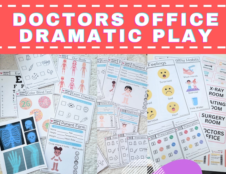 Toddler Doctors Office Dramatic Play - Pretend Play - Learning ...