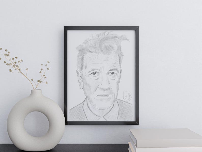 DAVID LYNCH Drawing Print Portrait Sketch David Lynch Download ...