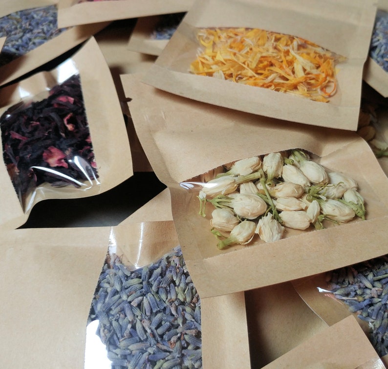 Dried Flowers Sample Packs Great For Roller Bottles For | Etsy